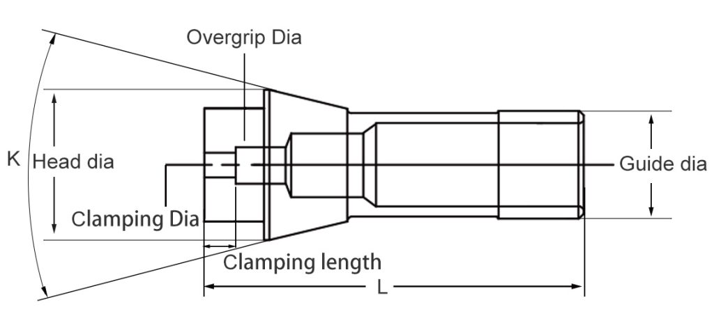 Single/Double Taper Angle Overgrip (Jump) Collet - PRECOLLET